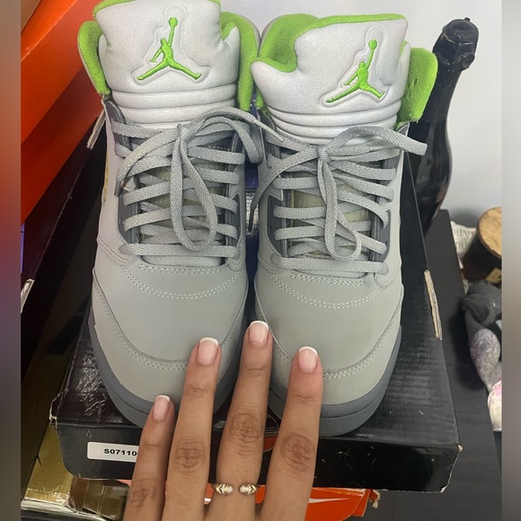Jordan | Shoes | Retro Air Jordan 5 Green Bean Kid Size 7 | Poshmark